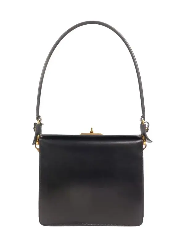 Prada Leather Shoulder Bag - Black