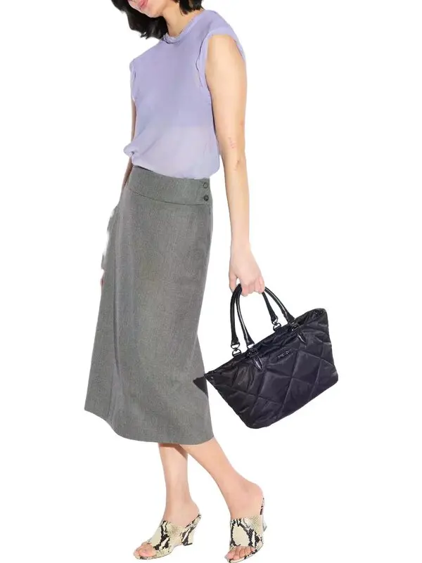 Mz Wallace Madison Quilted Small Tote Bag - Black