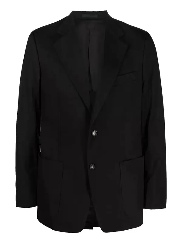 LANVIN Single-breasted Suit Jacket - Black