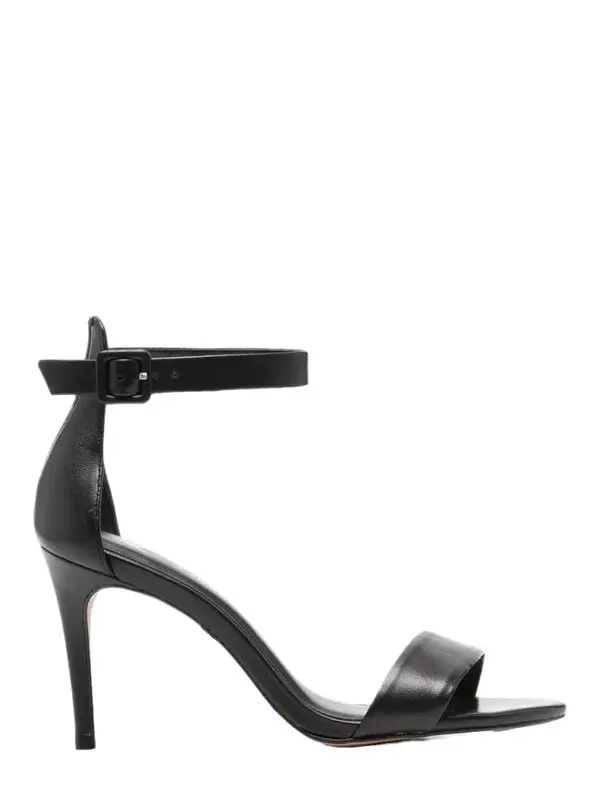 ANDREA CARRANO Buckle-fastening Ankle Strap Sandals - Black