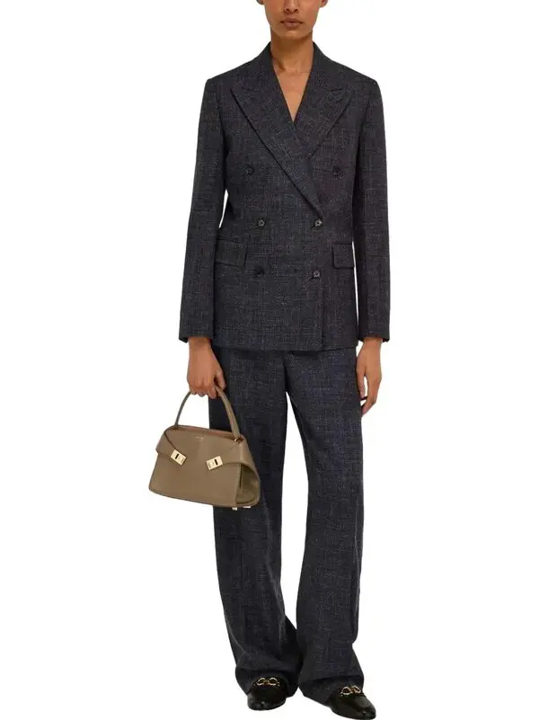 FERRAGAMO Hug Soft Bicolor Handbag - Neutrals