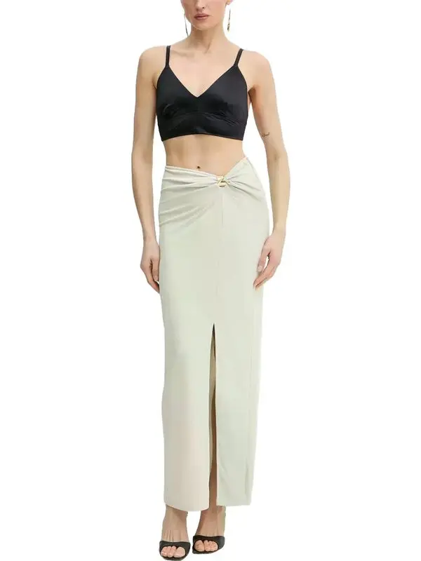 Guess Maxi Pencil Skirt With Twist Detail - Neutrals