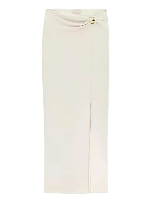 Guess Maxi Pencil Skirt With Twist Detail - Neutrals