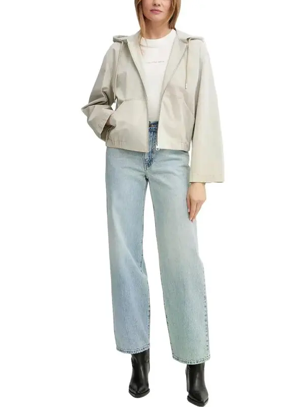 Marc O'polo Hooded Zip-up Jacket - Neutrals