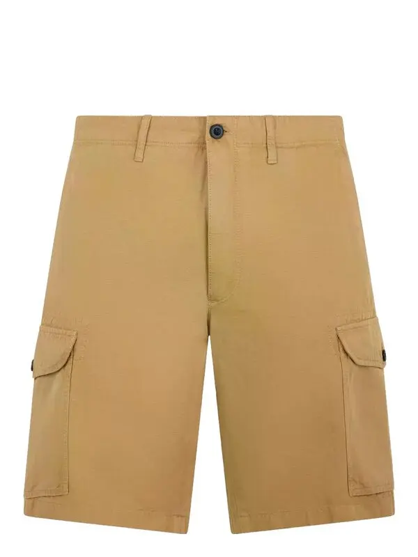 SLOWEAR Straight-leg Cargo Shorts - Brown
