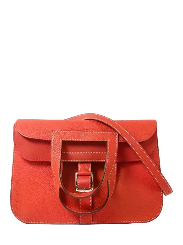 Hermès Halzan 31 Shoulder Bag - Red