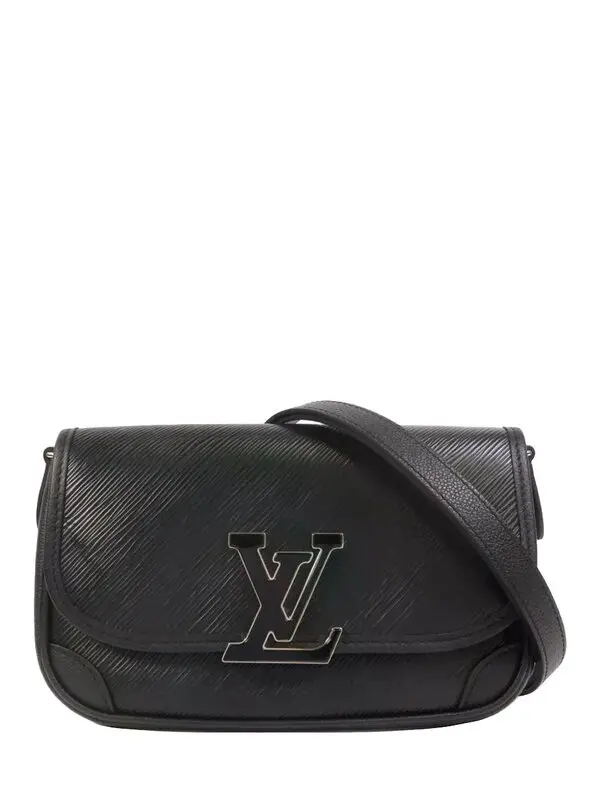 LOUIS VUITTON Epi Buci Shoulder Bag - Black