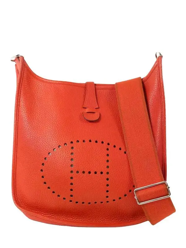 Hermès Evelyne Pm Leather Shoulder Bag - Red