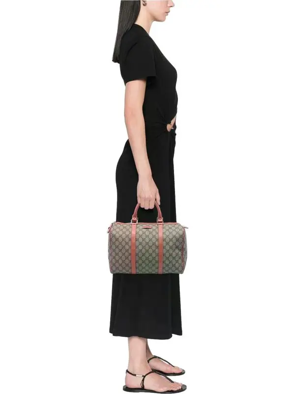 Gucci Gg Supreme Joy Boston Bag - Neutrals