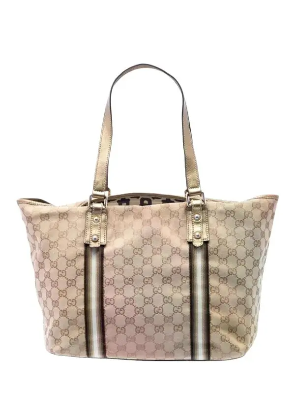 Gucci 2016-2026 Large Gg Canvas Jolicoeur Tote Bag - Neutrals