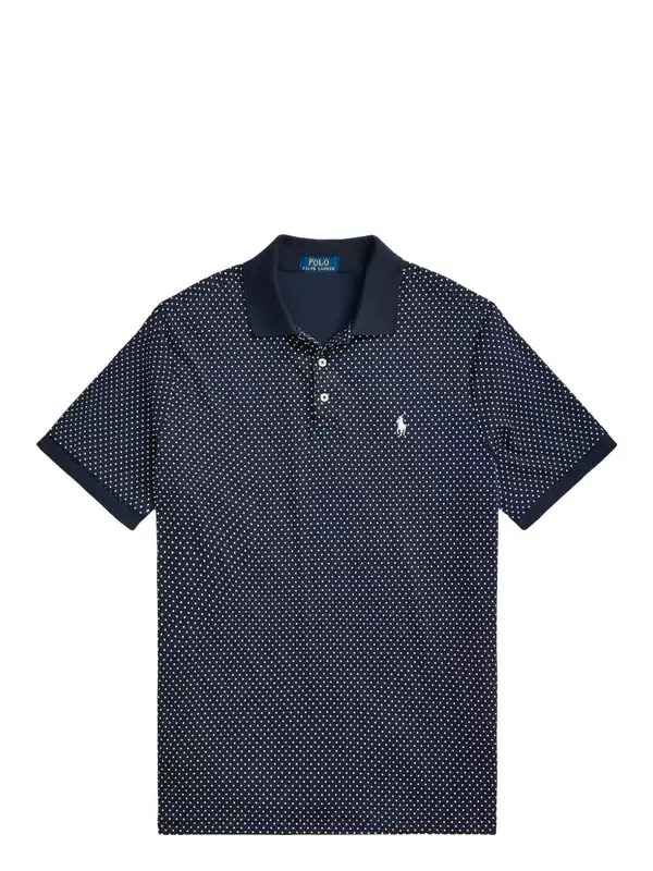 Polo Ralph Lauren Polo Pony Polka-dot Polo Shirt - Blue