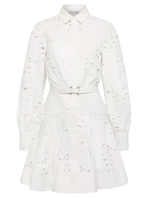 Rebecca Vallance Artesan Mini Dress - White