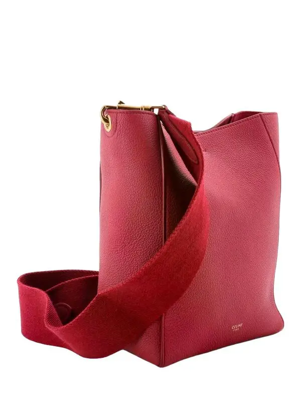 Celine Sangle Seau Bag Calfskin Shoulder Bag - Pink
