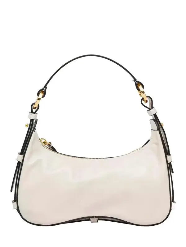 POLLINI Curved Hardware Tote Bag - Neutrals