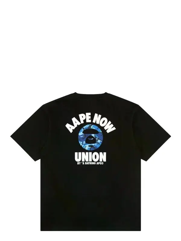 AAPE BY *A BATHING APE Logo-print Cotton T-shirt - Black