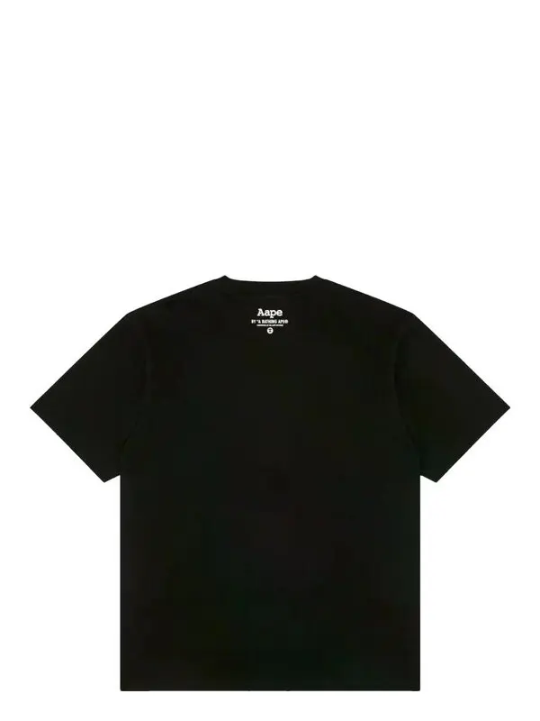 AAPE BY *A BATHING APE Moonface Camo-print T-shirt - Black
