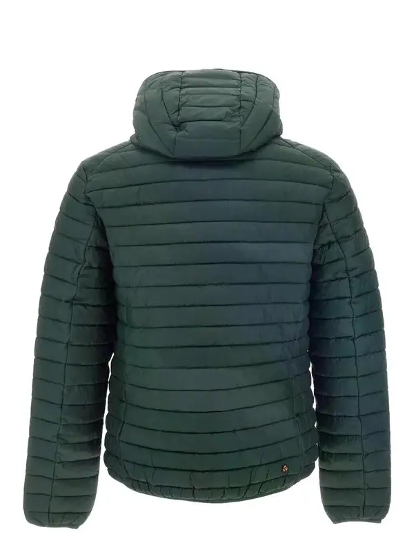 SAVE THE DUCK Hooded Puffer Jacket - Green