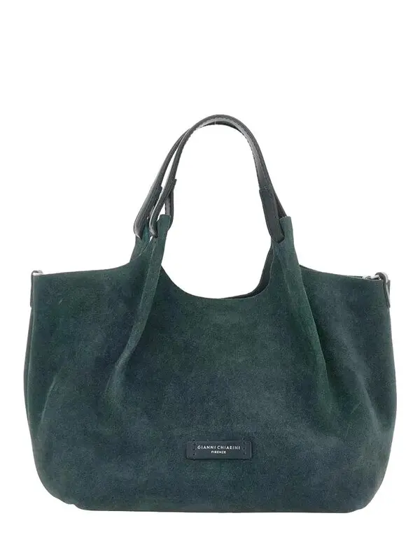 GIANNI CHIARINI Suede Tote Bag - Green