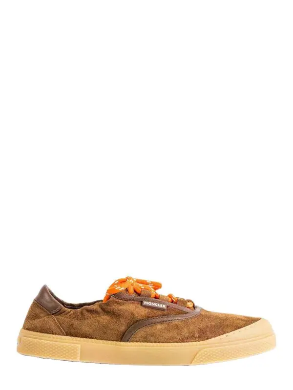 Moncler Vera Leisure Suede Sneakers - Brown
