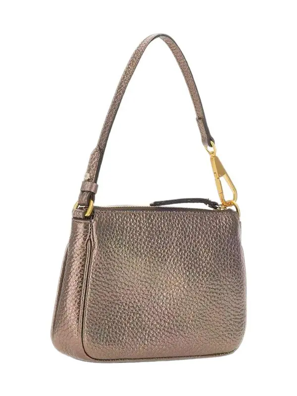 GIANNI CHIARINI Brooke Maxi Grain Leather Shoulder Bag - Pink