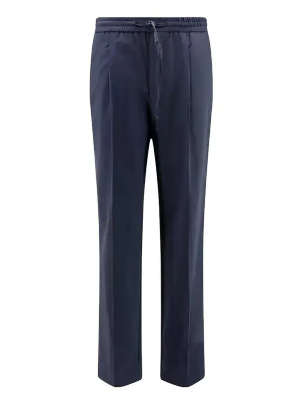 AMARANTO Drawstring-waist Trousers - Blue