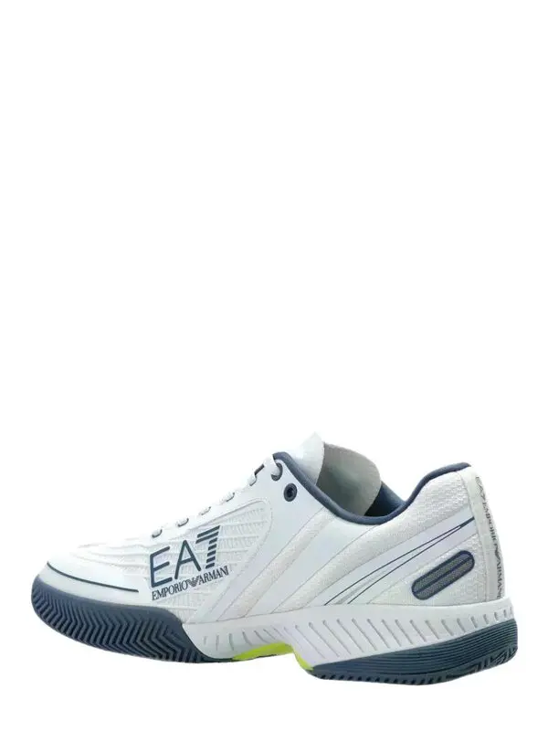 EA7 Logo-print Sneakers - White