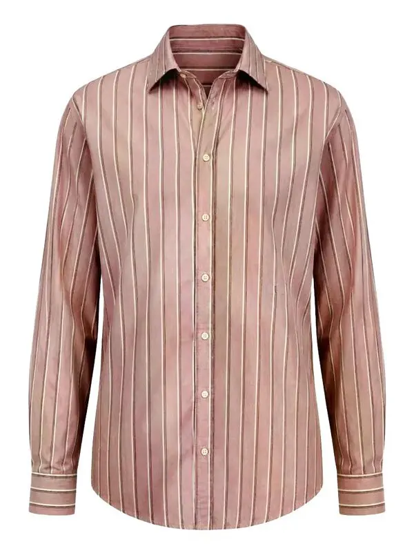 Massimo Alba Cotton Shirt - Pink