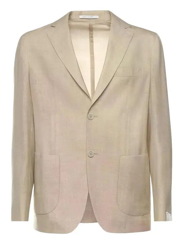 Eleventy Single-breasted Jacket - Neutrals