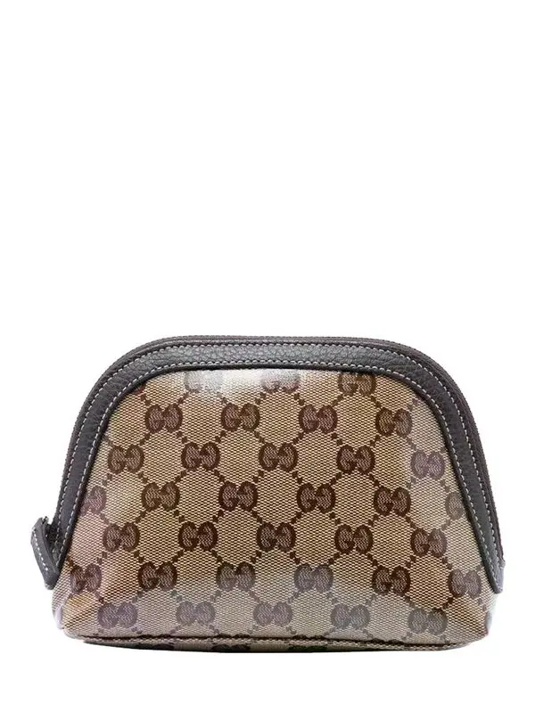 Gucci Gg Crystal Pouch - Neutrals
