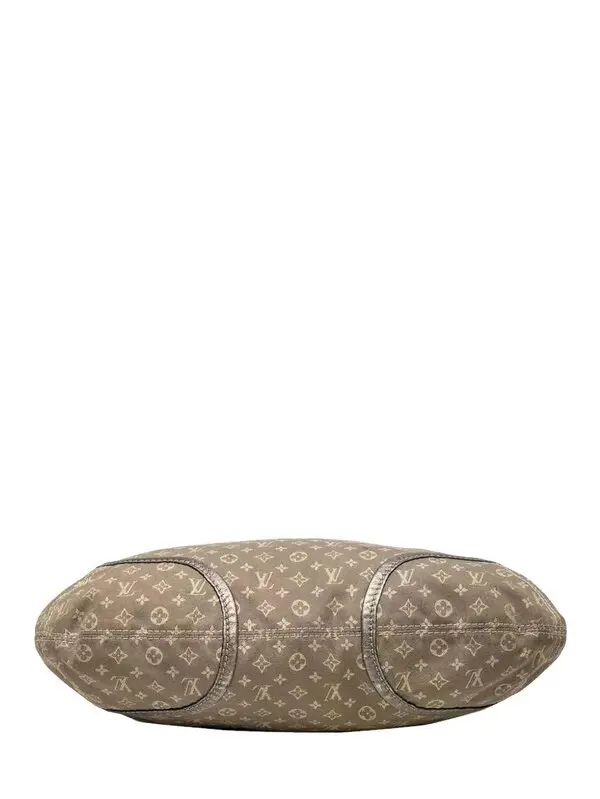 LOUIS VUITTON Monogram Mini Lin Angele Satchel - Grey