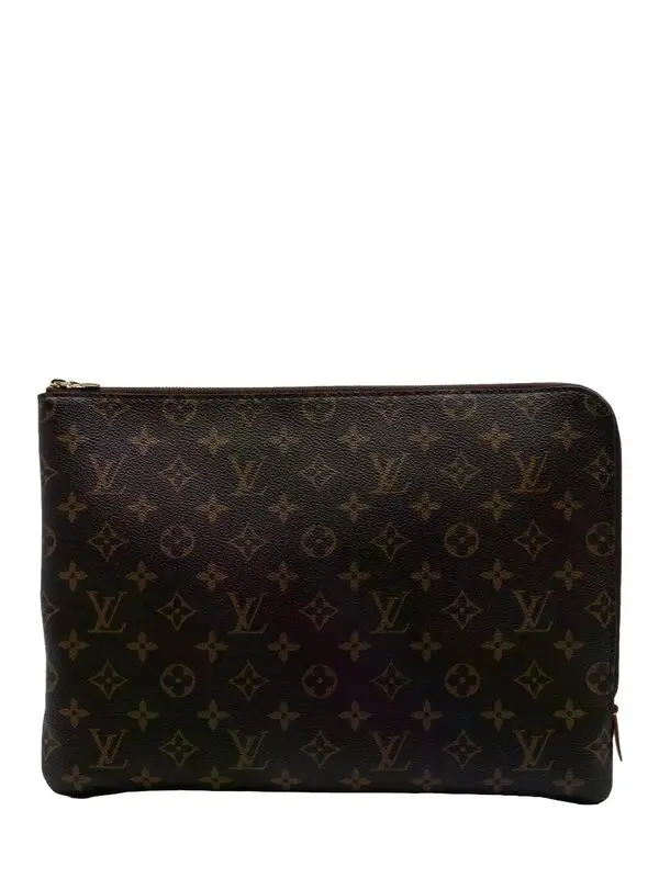 LOUIS VUITTON Monogram Etui Voyage Mm Clutch Bag - Brown