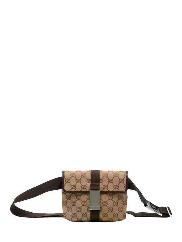 Gucci Gg Canvas Belt Bag - Neutrals