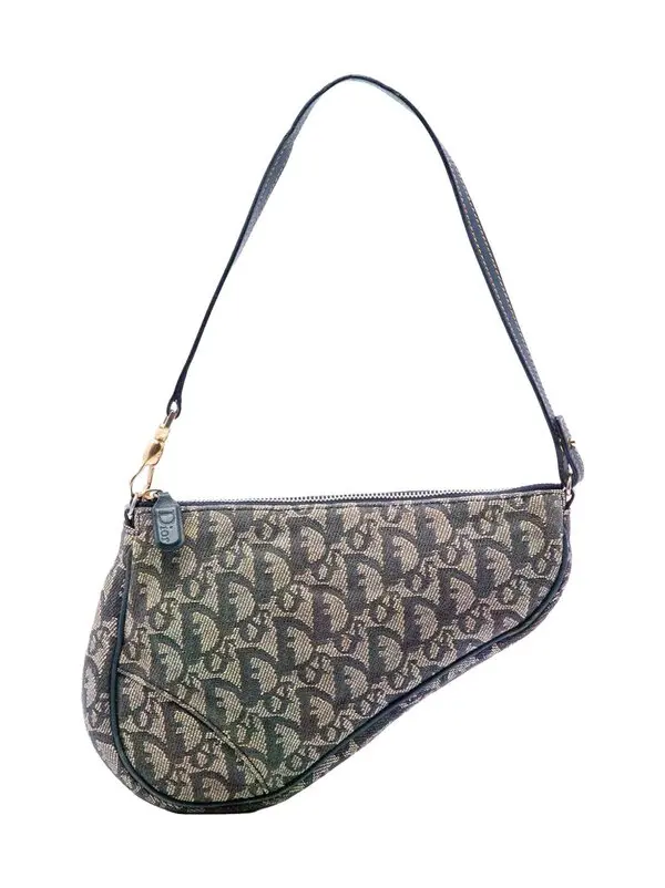 Dior Mini Saddle Pochette Shoulder Bag - Blue
