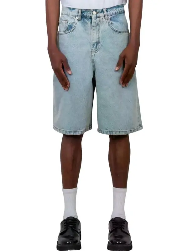 PATTA Logo-embroidered Shorts - Blue