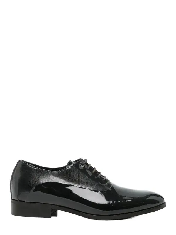 CARLO PIGNATELLI Patent Leather Oxford Shoes - Blue
