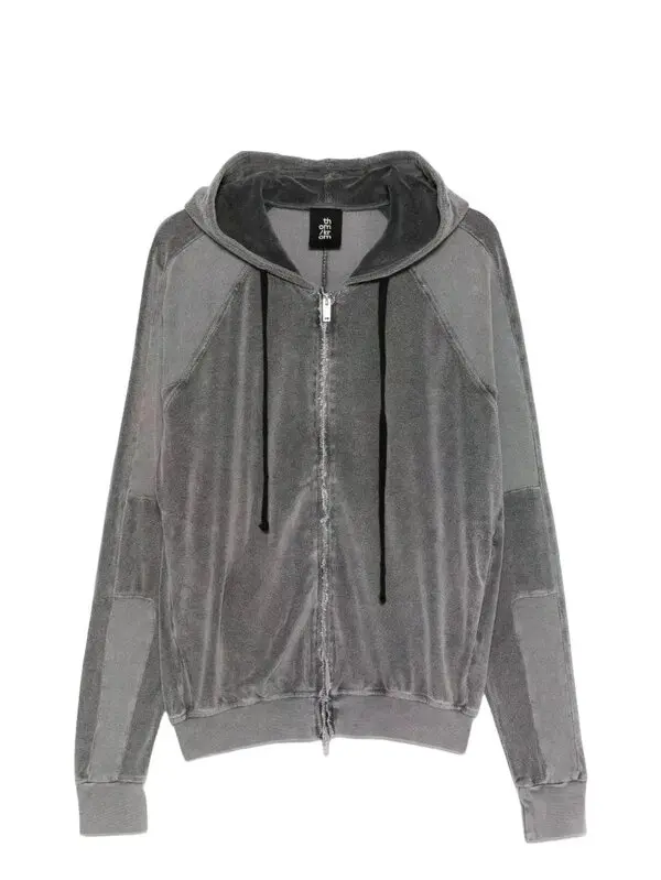 THOM KROM Terry Cloth Hoodie - Grey