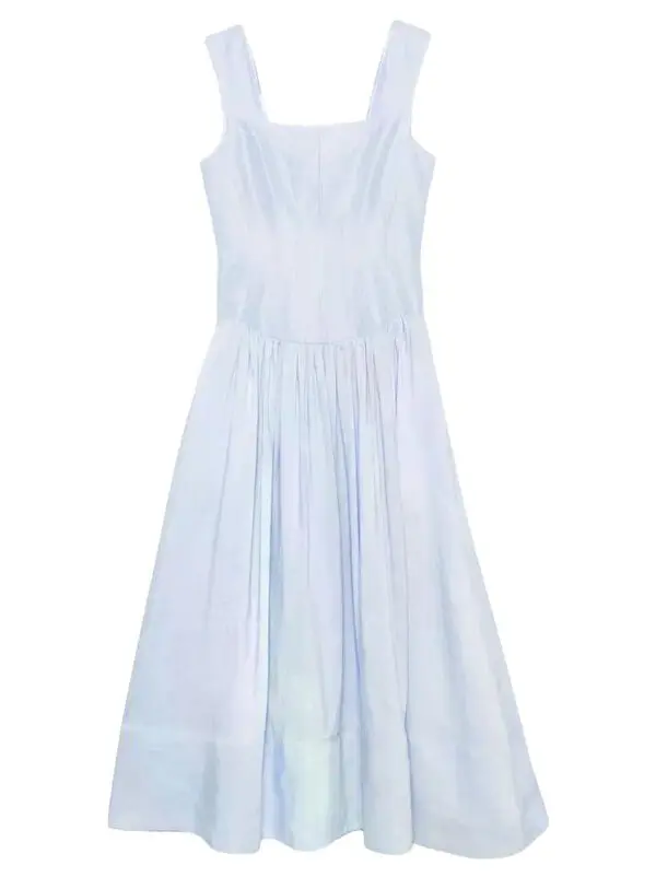 Aje Spirelle Panelled Midi Dress - Blue