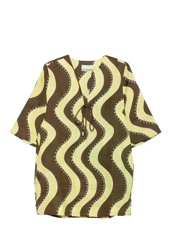 ALEMAIS Alemasis Frankie Mini Dress - Brown