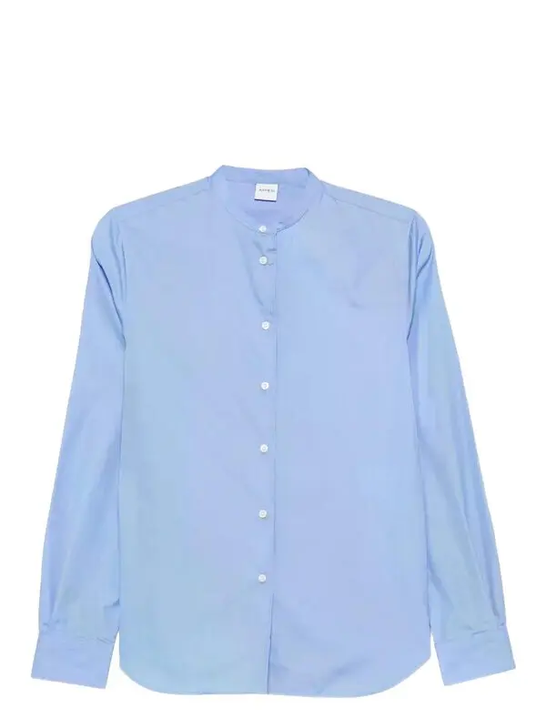 Aspesi Band Collar Shirt - Blue