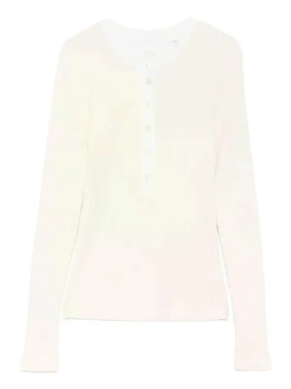Citizens Of Humanity Drea Waffle-knit Top - Neutrals