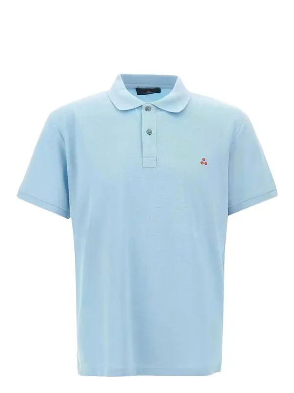Peuterey Zeno 02 Piqué Polo Shirt - Blue