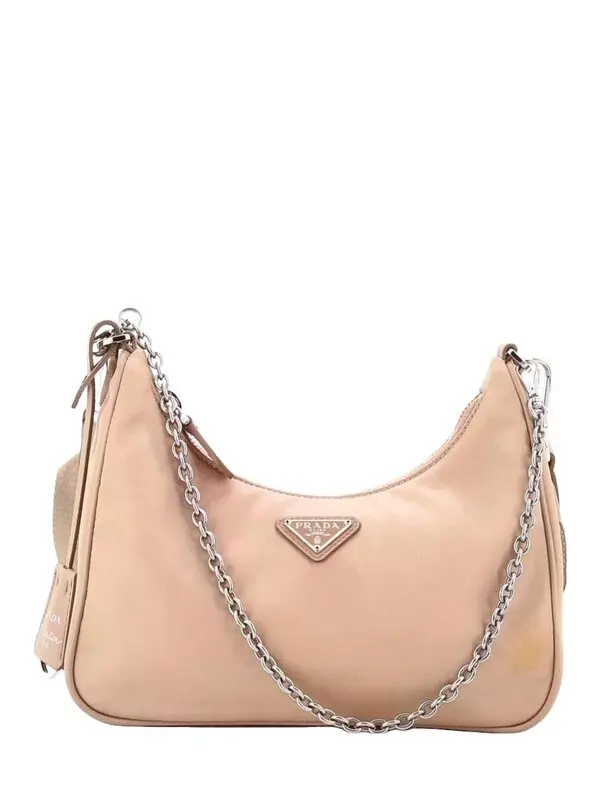 Prada Re-edition 2005 Shoulder Bag Tessuto - Neutrals