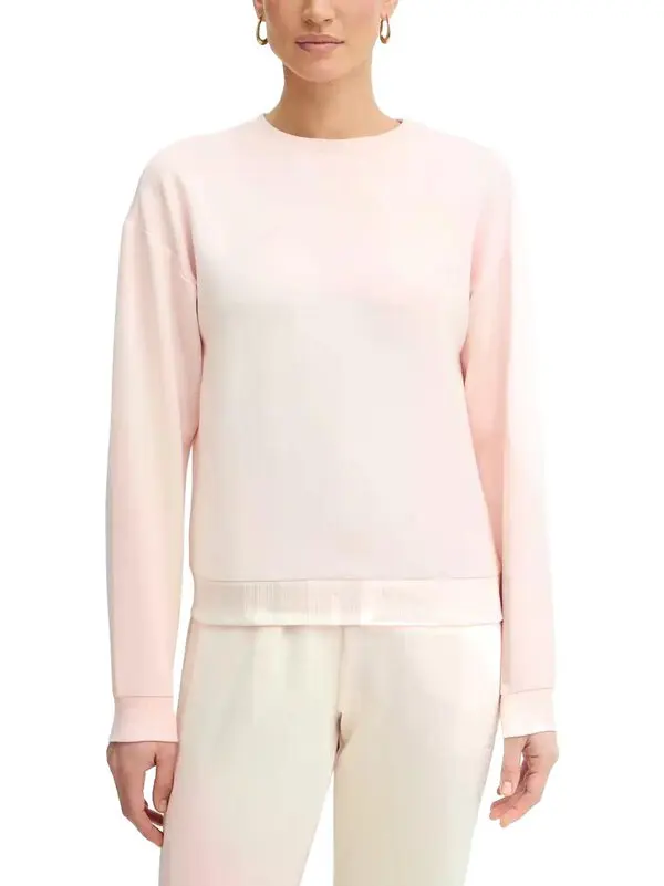 Armani Exchange Embroidered Logo Sweatshirt - Pink