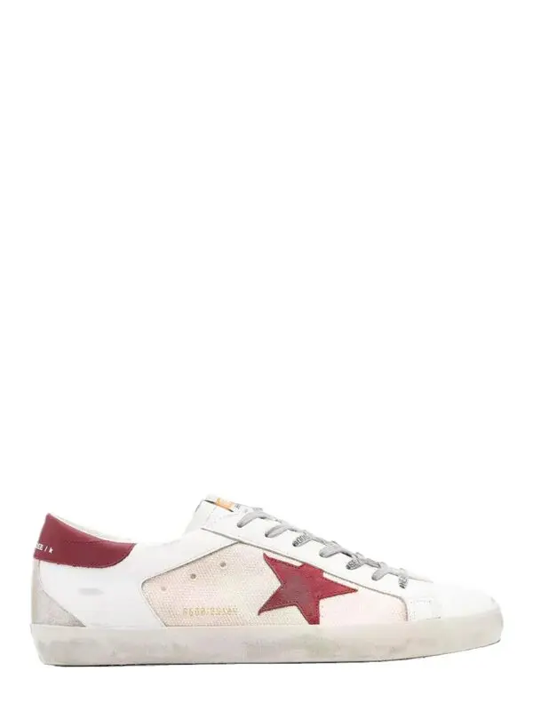 GOLDEN GOOSE Super-star Distressed-effect Sneakers - White