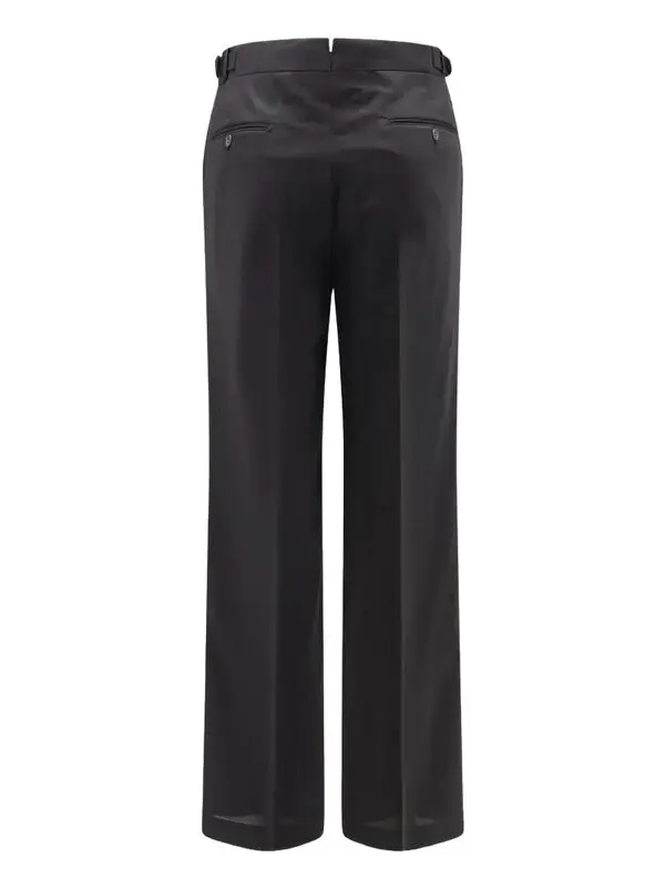 GERMANO 1952 Berlin Fit Satin-trim Trousers - Black