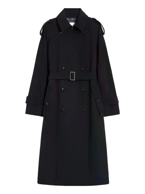 Max Mara Certo Double-breasted Trench Coat - Blue