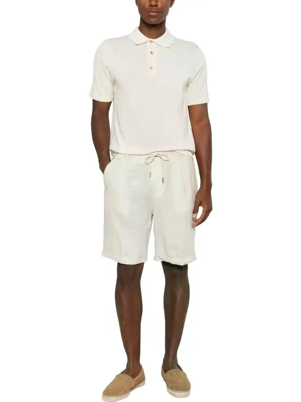 OUTFIT Drawstring Turned-up Shorts - Neutrals