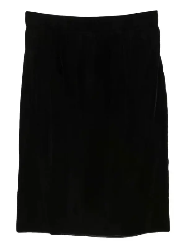 Valentino Garavani 1980s Zip-fastening Mini Skirt - Black