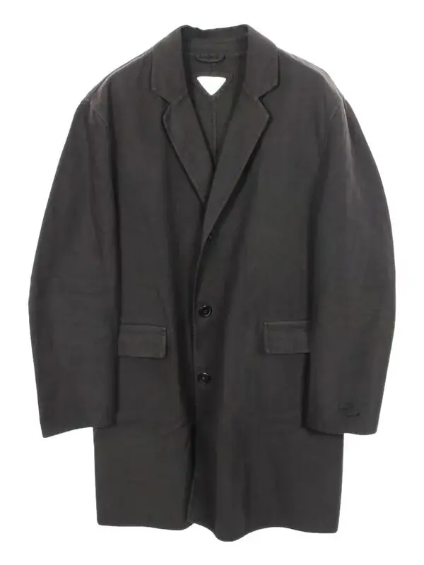 Prada Single-breasted Cotton Coat - Brown