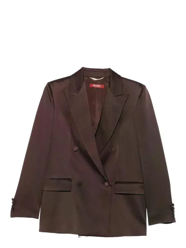 Max Mara Arca Double-breasted Blazer - Brown